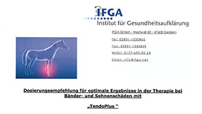 TendoPlus™ Neue Therapie bei Sehnen und Bandverletzung